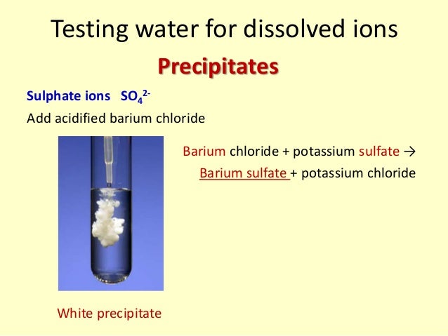 Barium And Water