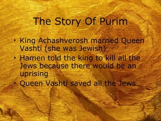 Purim | PPT | Judaism | Religion & Spirituality