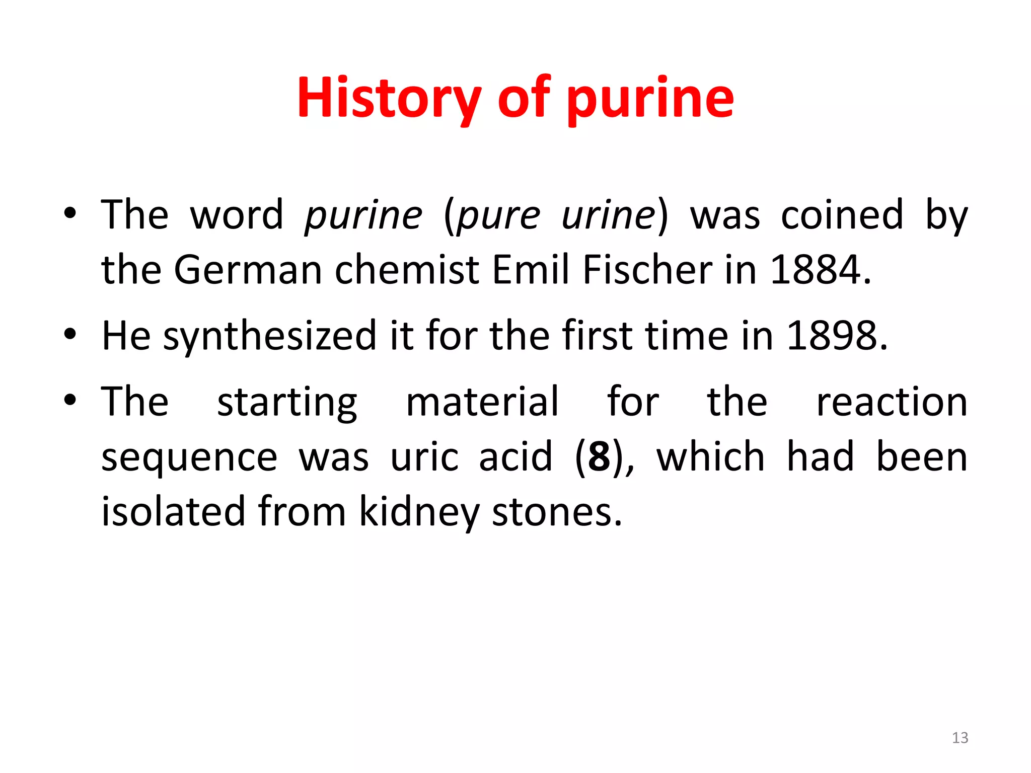 Purines | PPTX