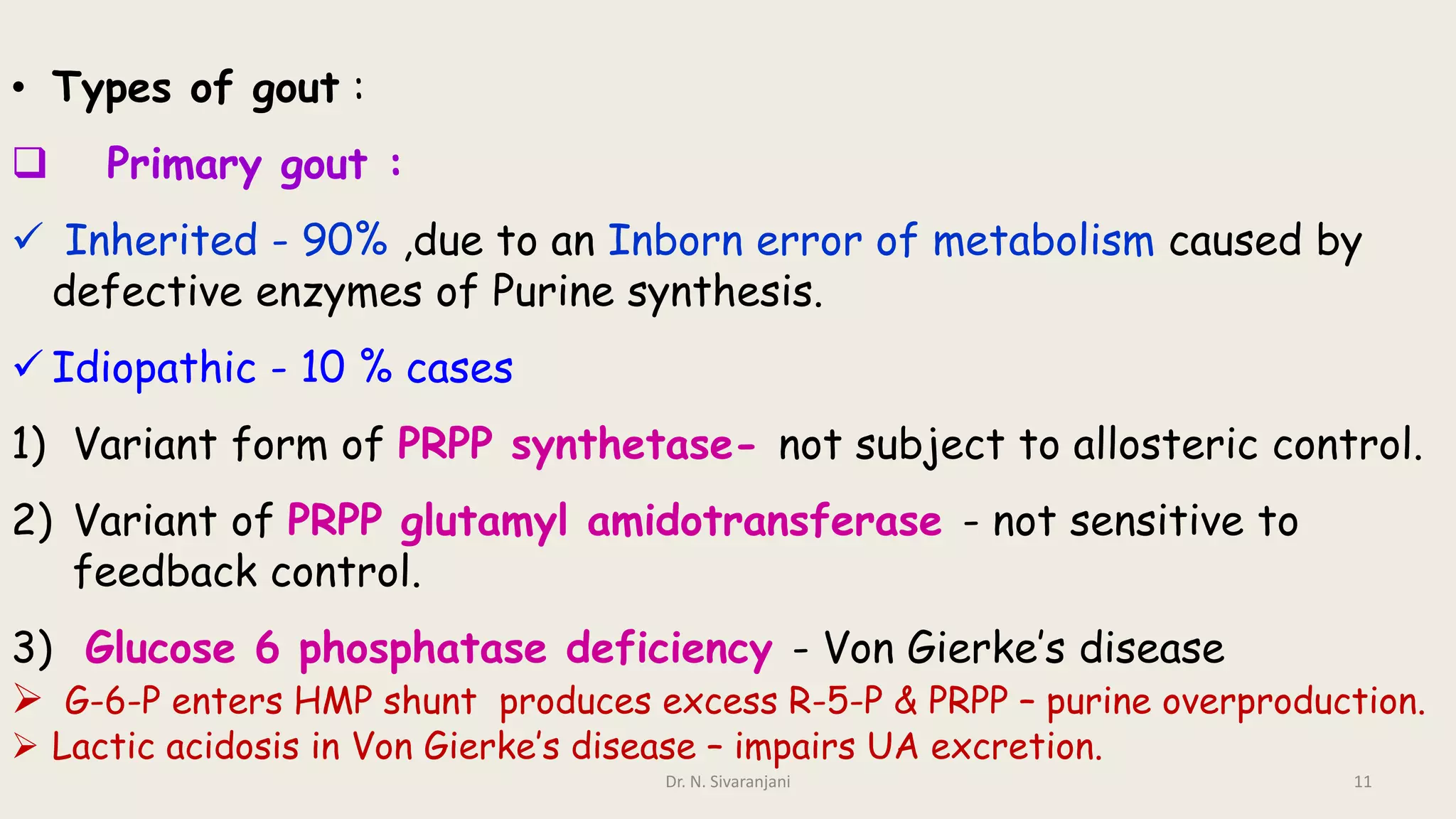 Purine catabolism | PPSX