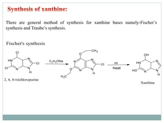 Purine derivatives- Xanthine (Caffeine) | PPTX