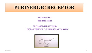 Purinergic receptor 1 | PPTX