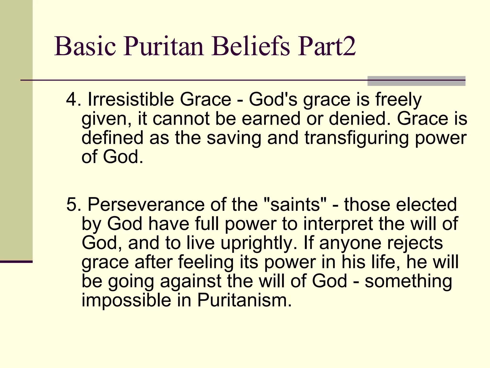 Puritan Intro | PPT