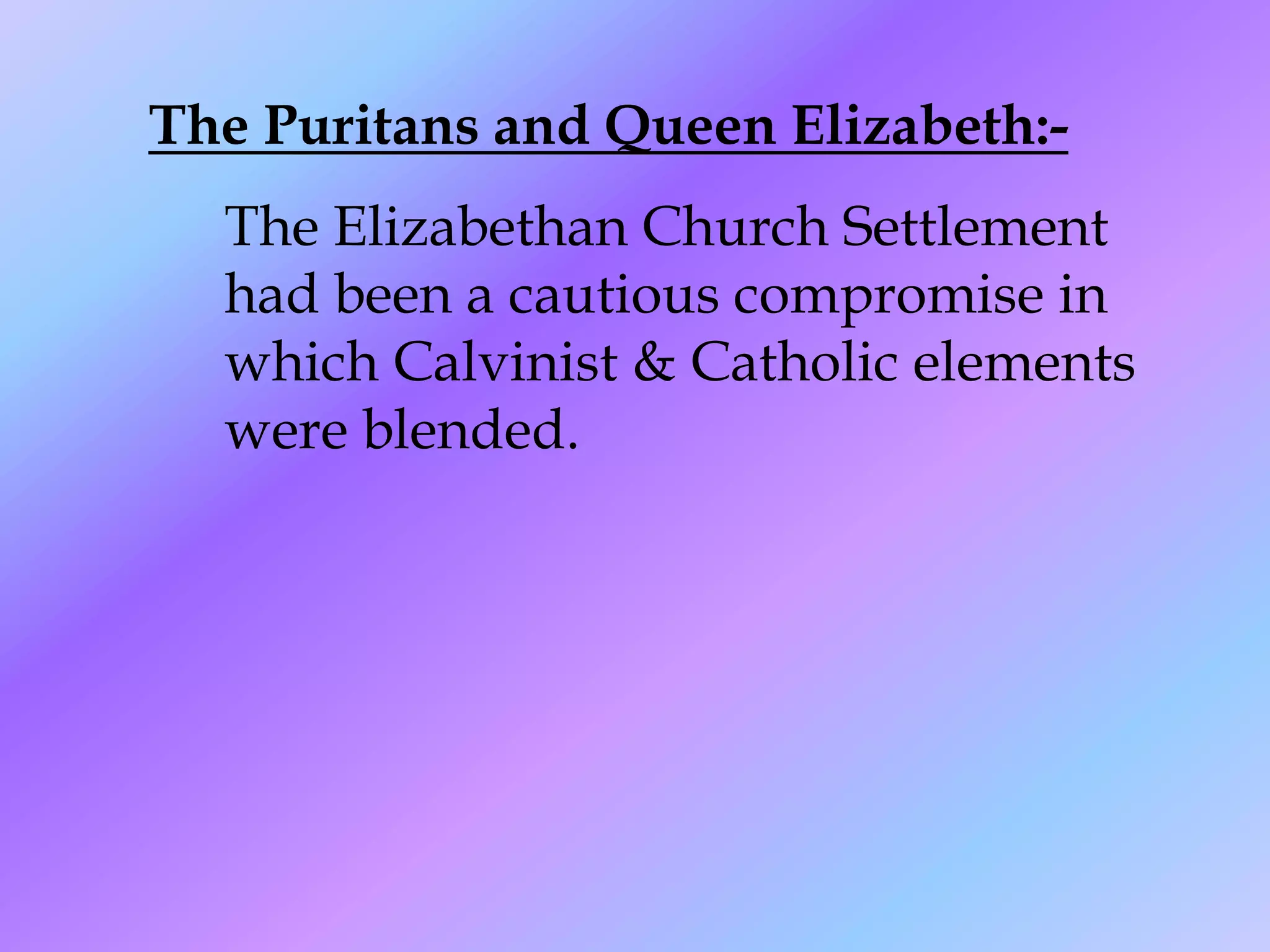 Puritan age | PPTX
