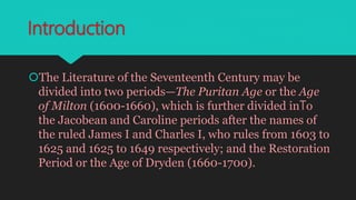 Puritan age | PPTX