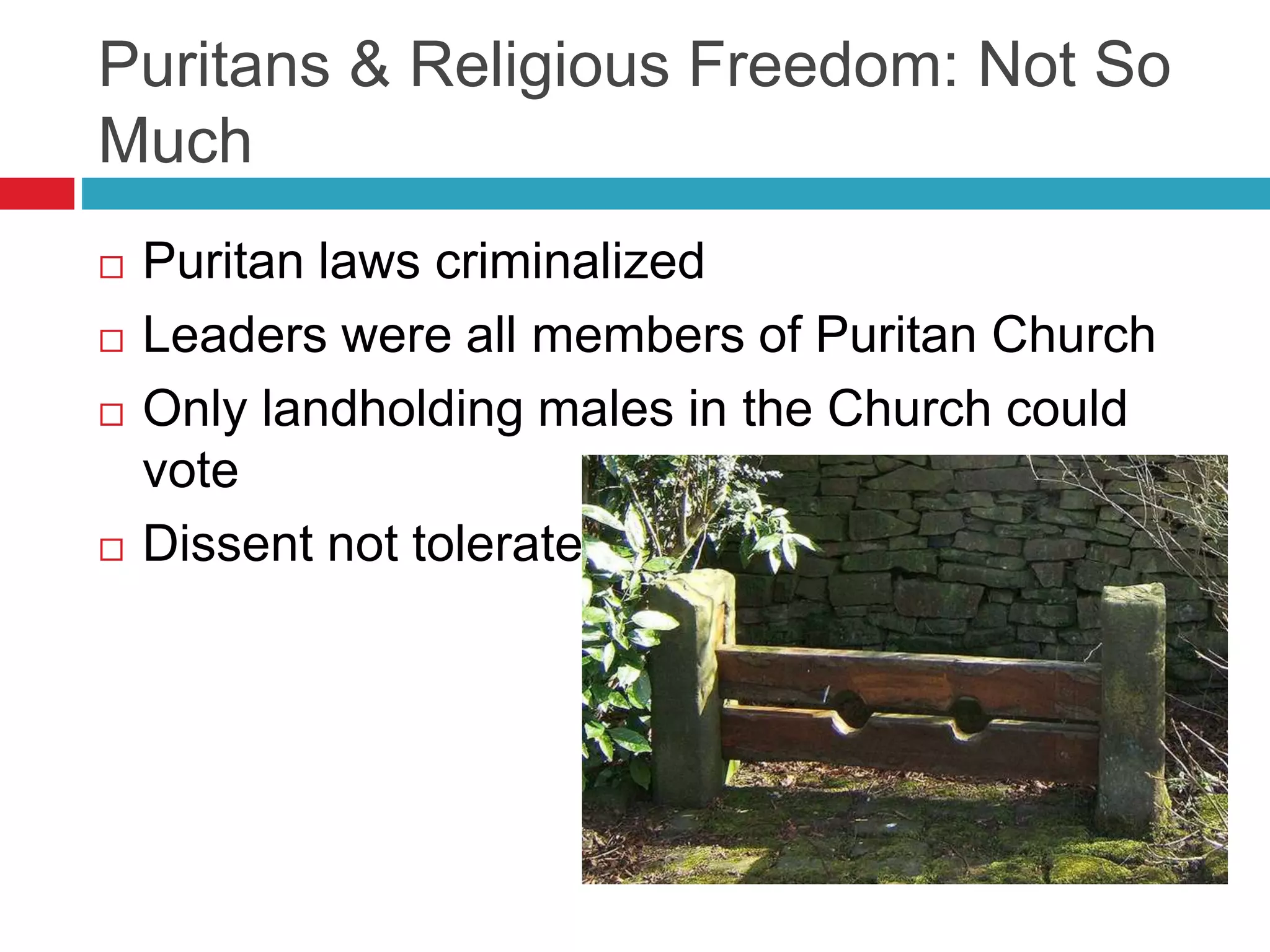 Puritan new england | PPTX