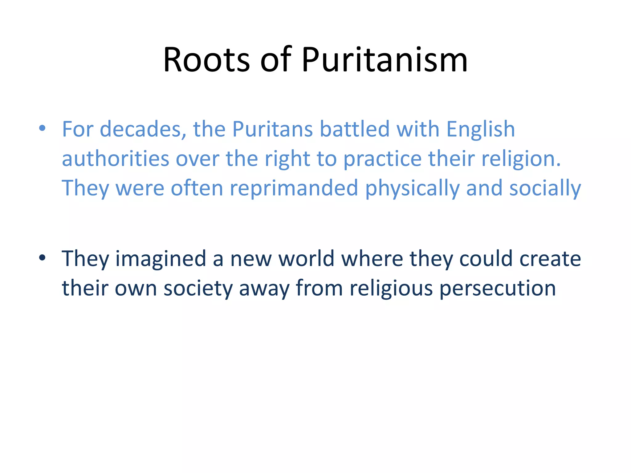Puritan powerpoint | PPTX