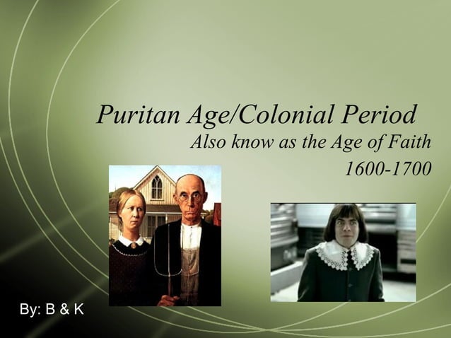 Puritan powerpoint REAL | PPT