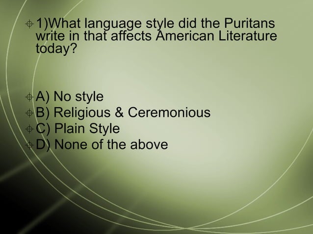 Puritan powerpoint REAL | PPT