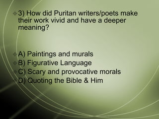 Puritan powerpoint RREAAAAAAALLL | PPT