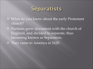 Puritans | PPT