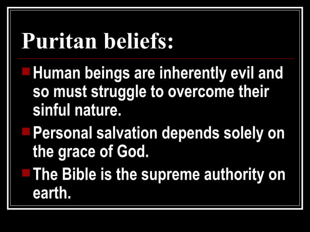 Puritan Tradition & Anne Bradstreet | PPT