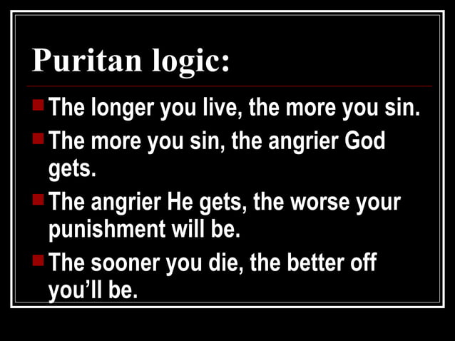Puritan Tradition & Anne Bradstreet | PPT