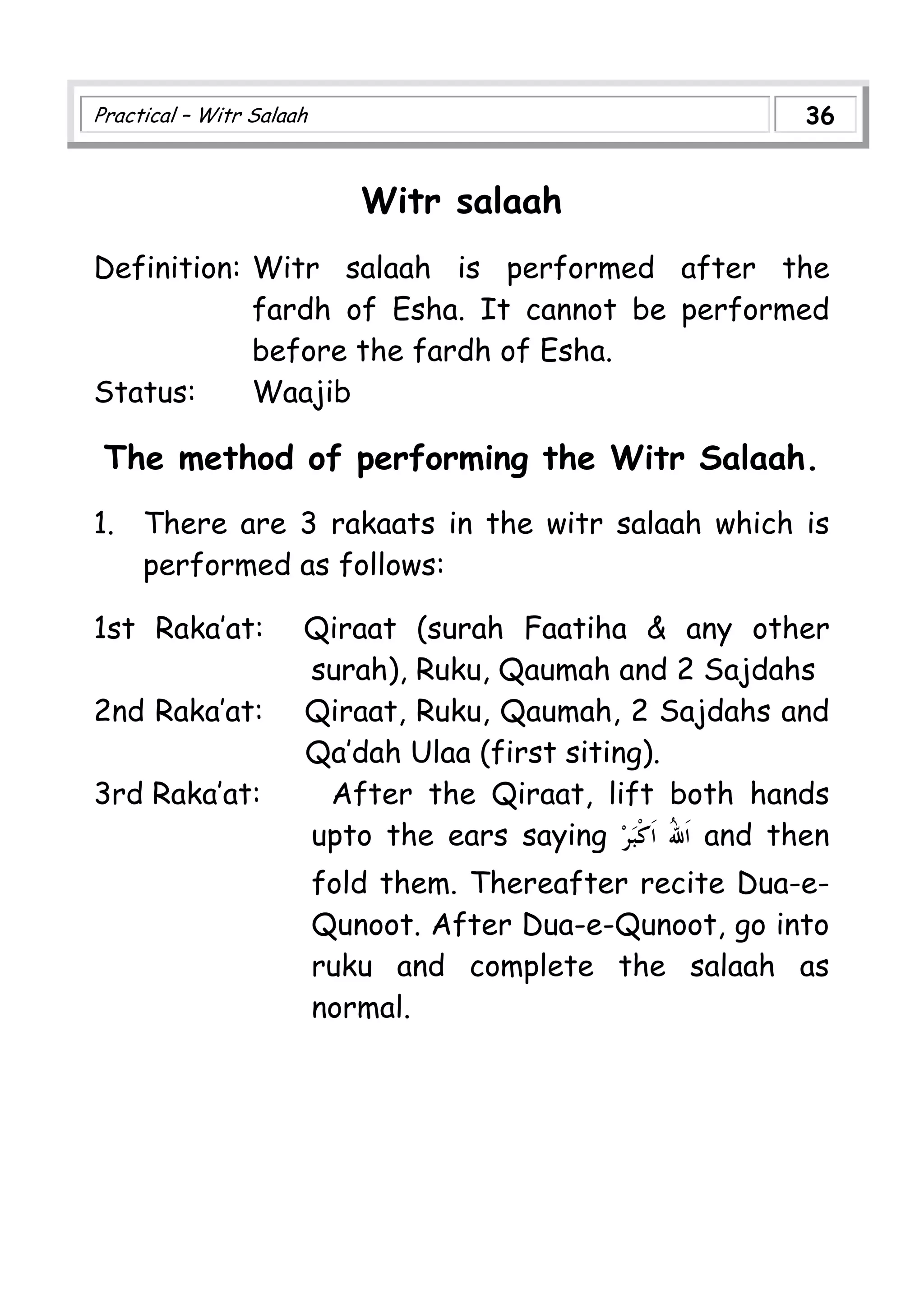 Purity guide : A detailed Guideline To the Practical Method Of Wudhu ...
