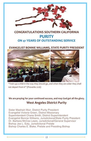 State Purity Ball Journal 2017 - COGIC | PDF