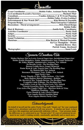 State Purity Ball Journal 2017 - COGIC | PDF