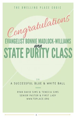 State Purity Ball Journal 2017 - COGIC | PDF