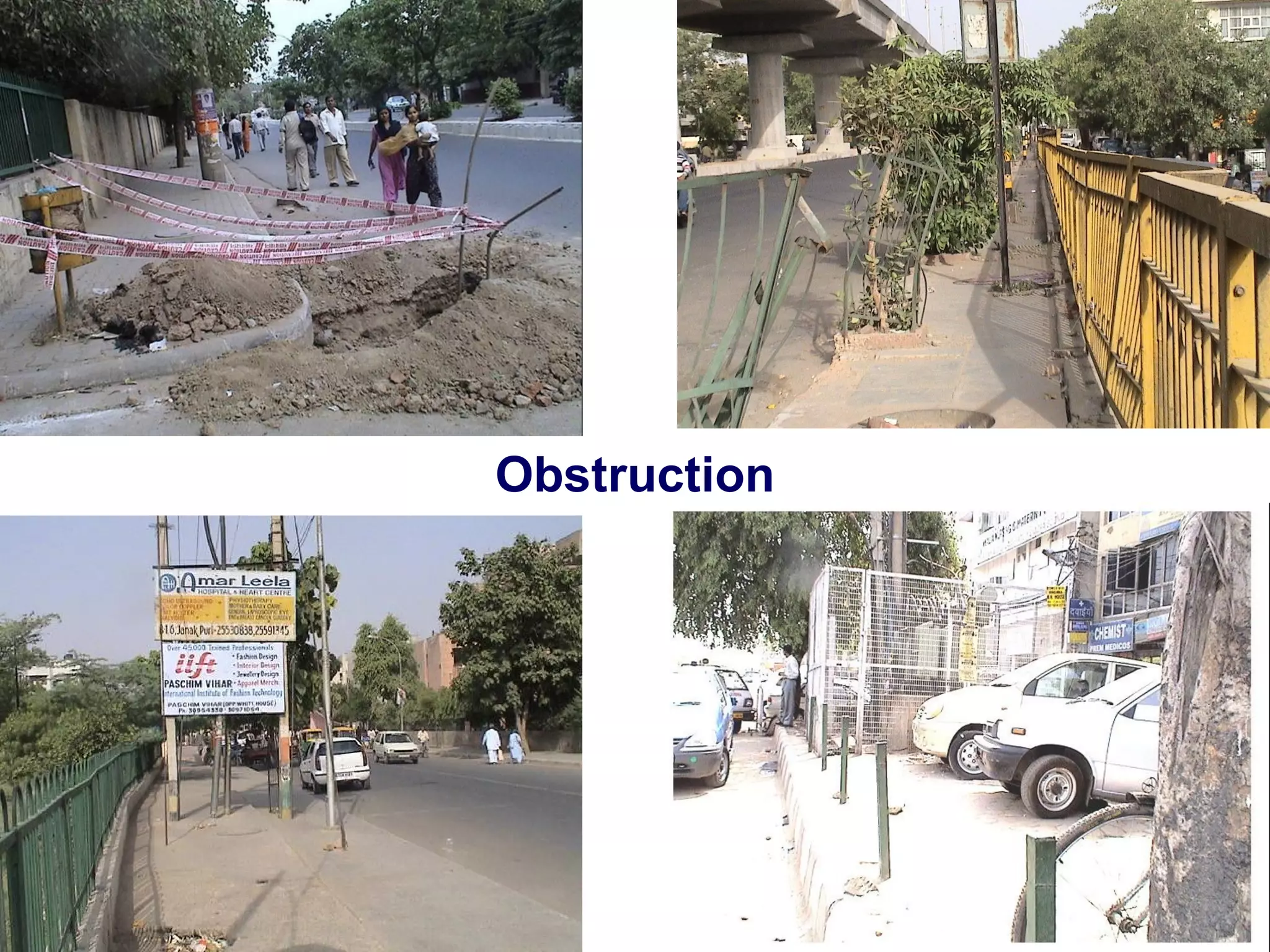 Modeling Qualitative Level of Service for Sidewalks in Delhi | PPT