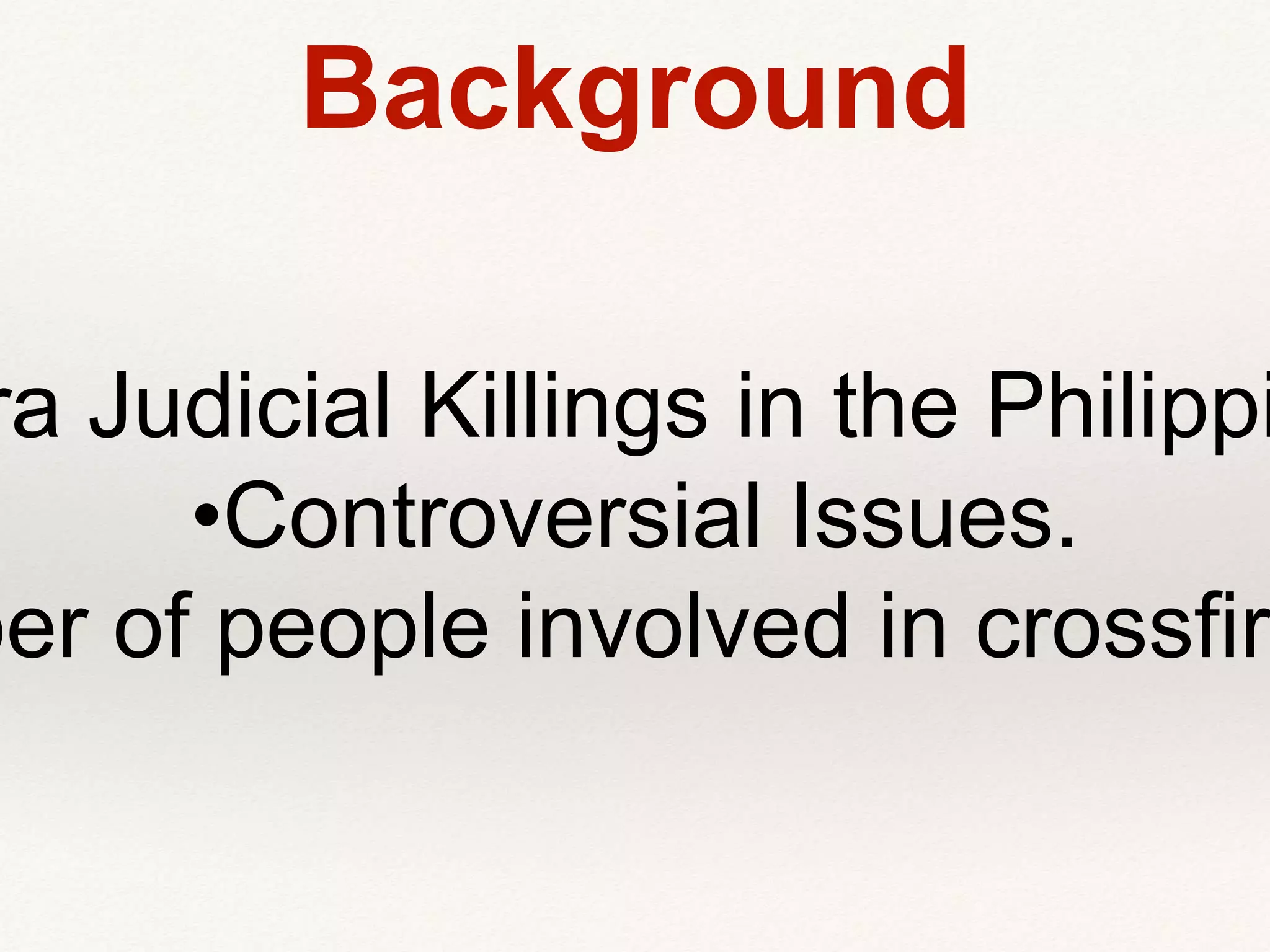 Purposive Communication - Extra Judicial Killings | PPTX