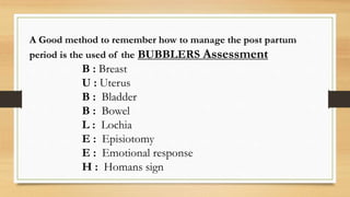 management of normal Purperium SlideShare.pptx