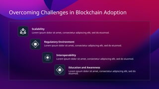 Purple and Blue Professional Gradient Blockchain Technology ...