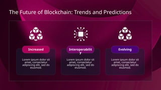 Purple and Blue Professional Gradient Blockchain Technology ...