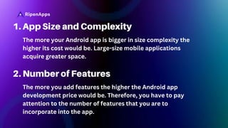 How Much Does Android App Development Cost? | PPT