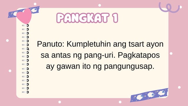 Pang-uring lantaym, Pamhambing at Pasukdol | PDF