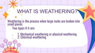 Earth and life science- weathering erosion and deposition Project ...