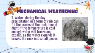 Earth and life science- weathering erosion and deposition Project ...