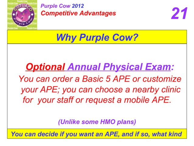 Purple cow 2012 (ape button) | PPT