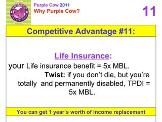 Purple cow employee benefits why purplecow | PPT