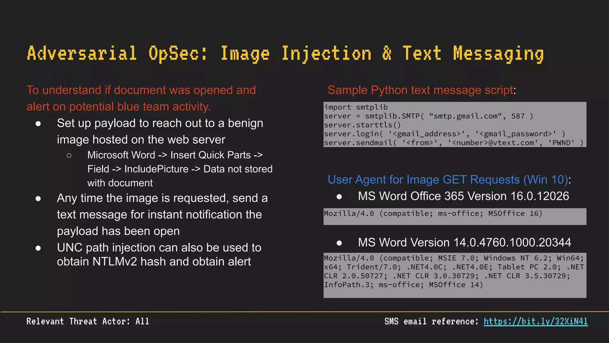 Toorcon - Purple Haze: The Spear Phishing Experience | PPT