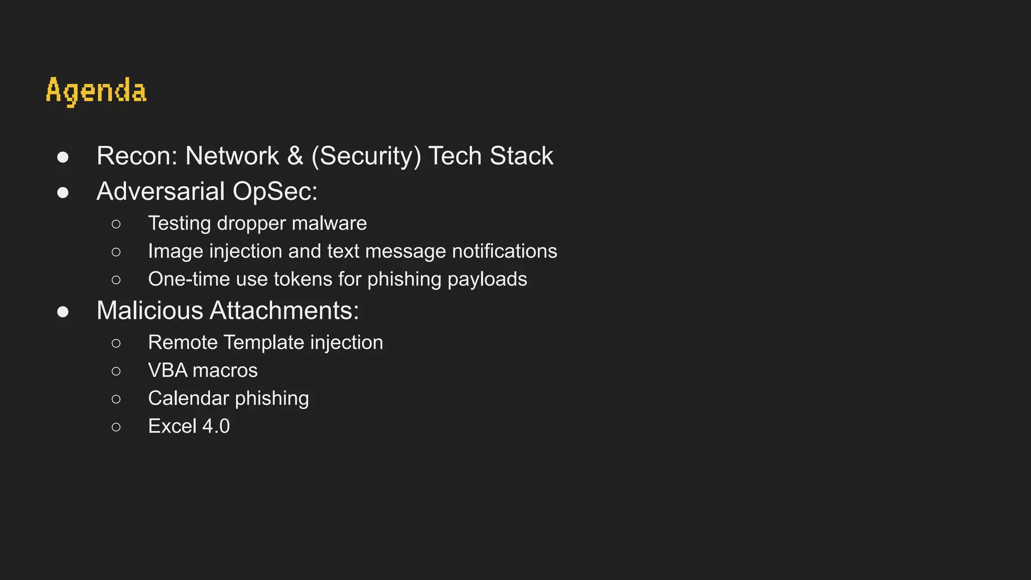 Toorcon - Purple Haze: The Spear Phishing Experience | PPT