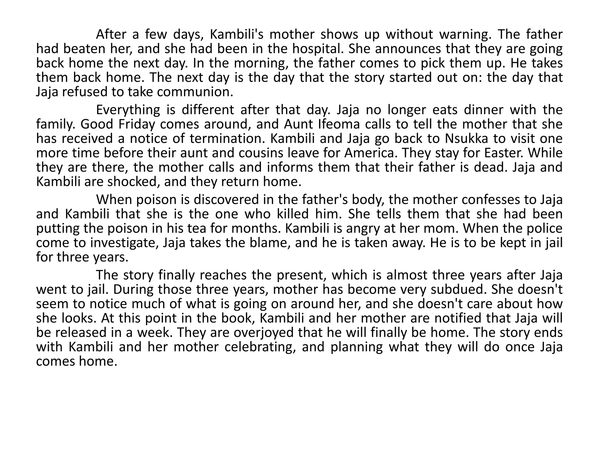 Purple Hibiscus | PPTX