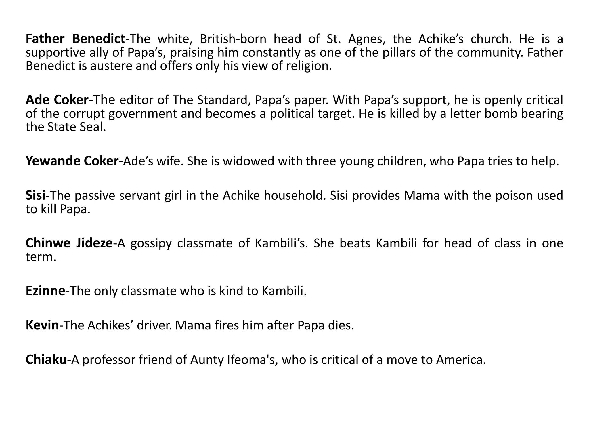 Purple Hibiscus | PPTX