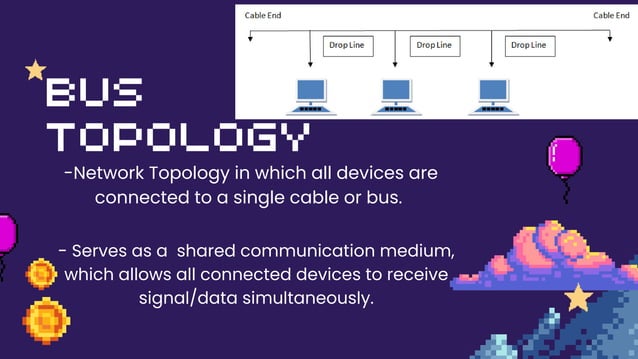 Bus Topology - Characteristics, Parts, Advantages and Disadvantages | PPT