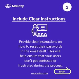 Password reset email best Practices | PDF