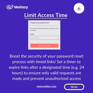 Password reset email best Practices | PDF