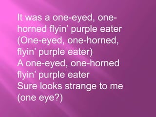 Purple people eater | PPTX
