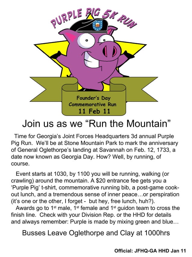 Purple Pig Run 2011 | PPT