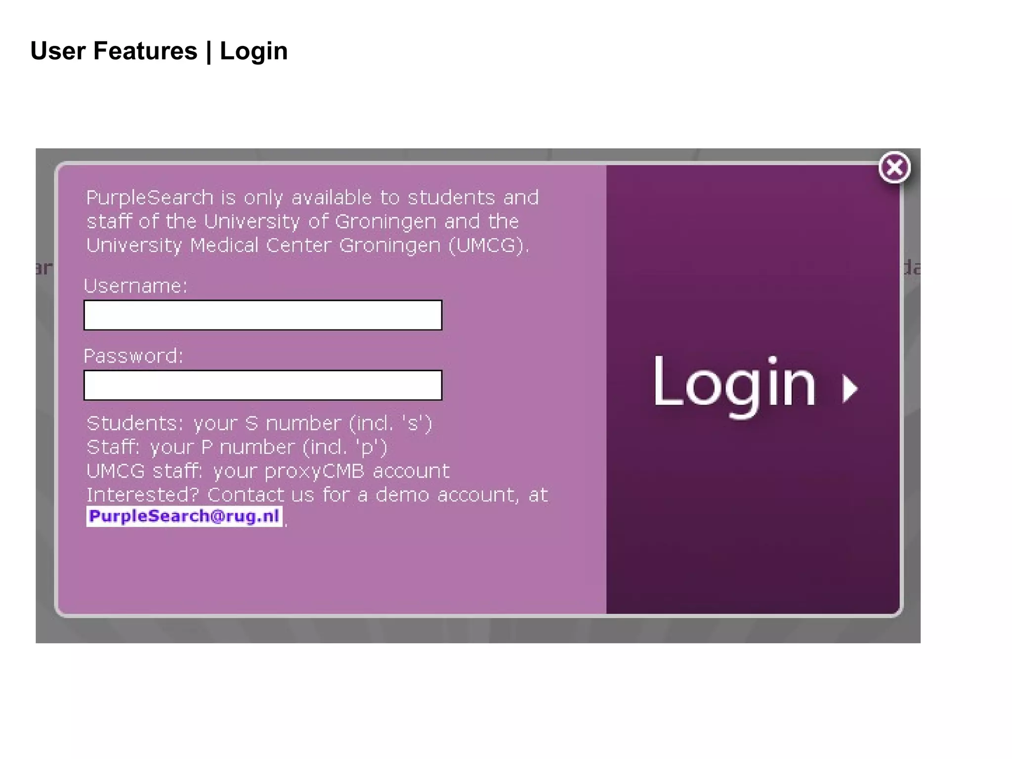 PurpleSearch screenshots | PPT