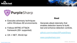 PurpleSharp BlackHat Arsenal Asia | PPT