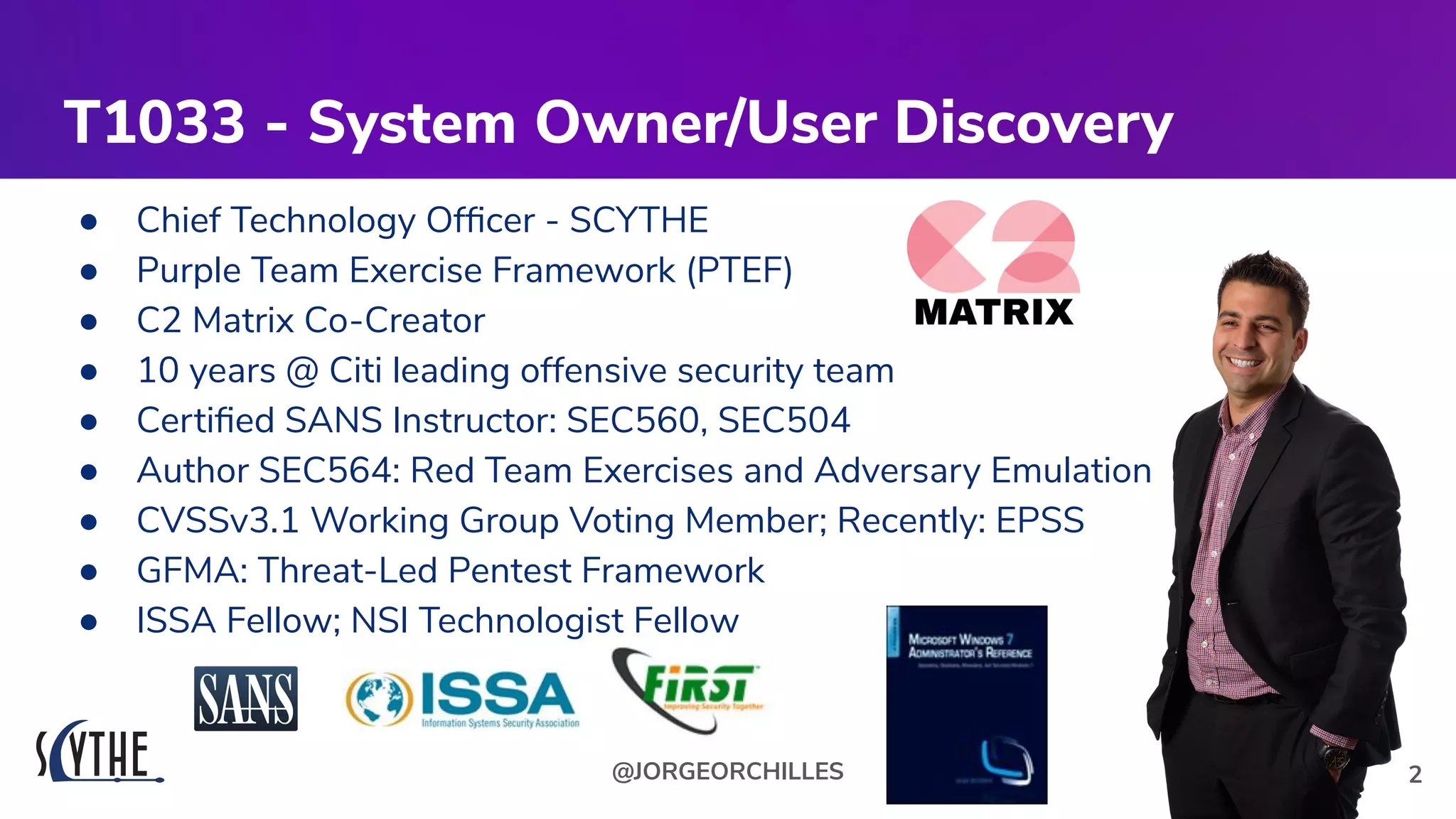 Purple Team Exercise Framework Workshop #PTEF | PDF