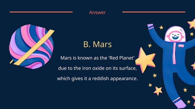 Purple Yellow Orange and Navy Pop Illustrative Space Science Quiz for ...