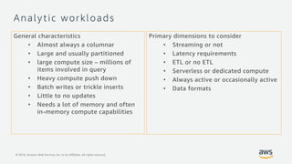 Choosing the Right Database for My Workload: Purpose-Built Databases | PDF
