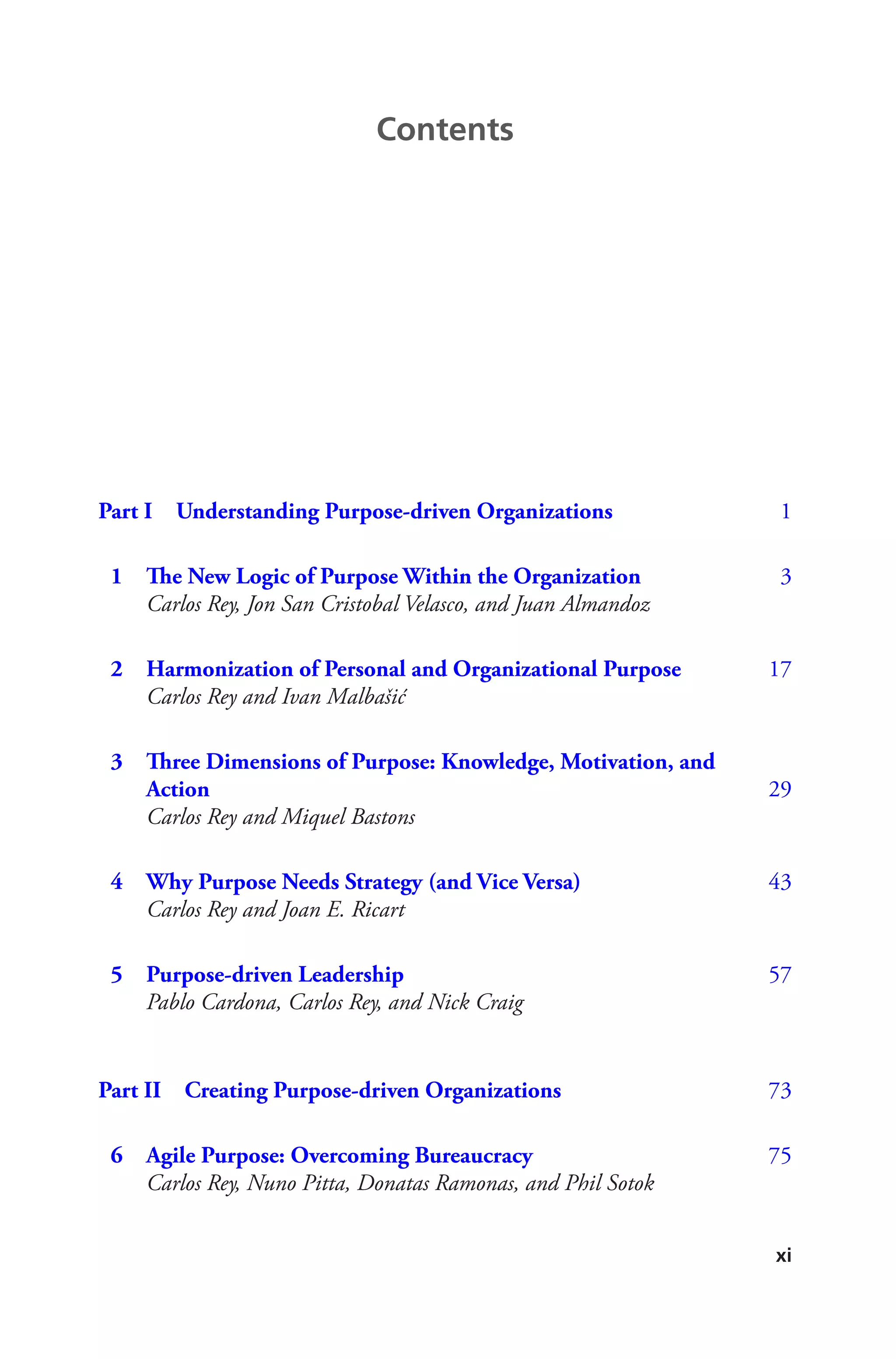 Purpose-driven organizations management. Ideas for a better world | PDF