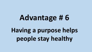 Purpose advantages | PDF