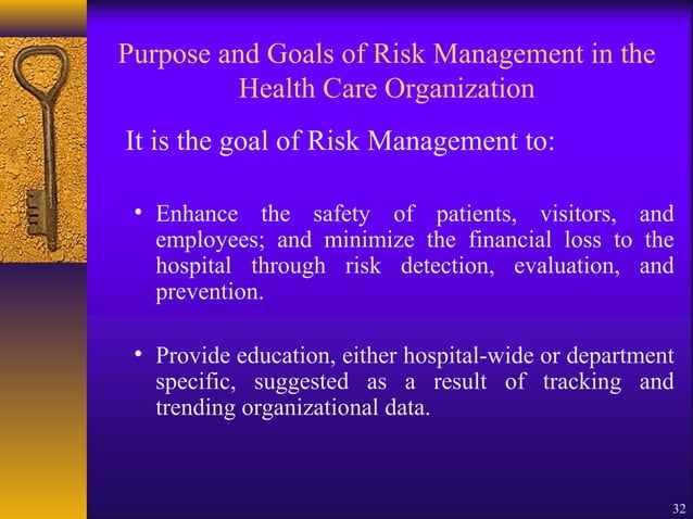 Purpose and goals of risk management - UPDATED | PPT