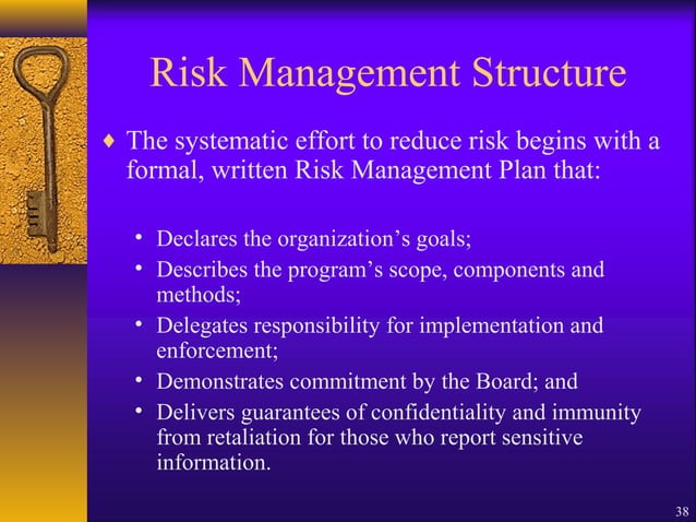 Purpose and goals of risk management - UPDATED | PPT